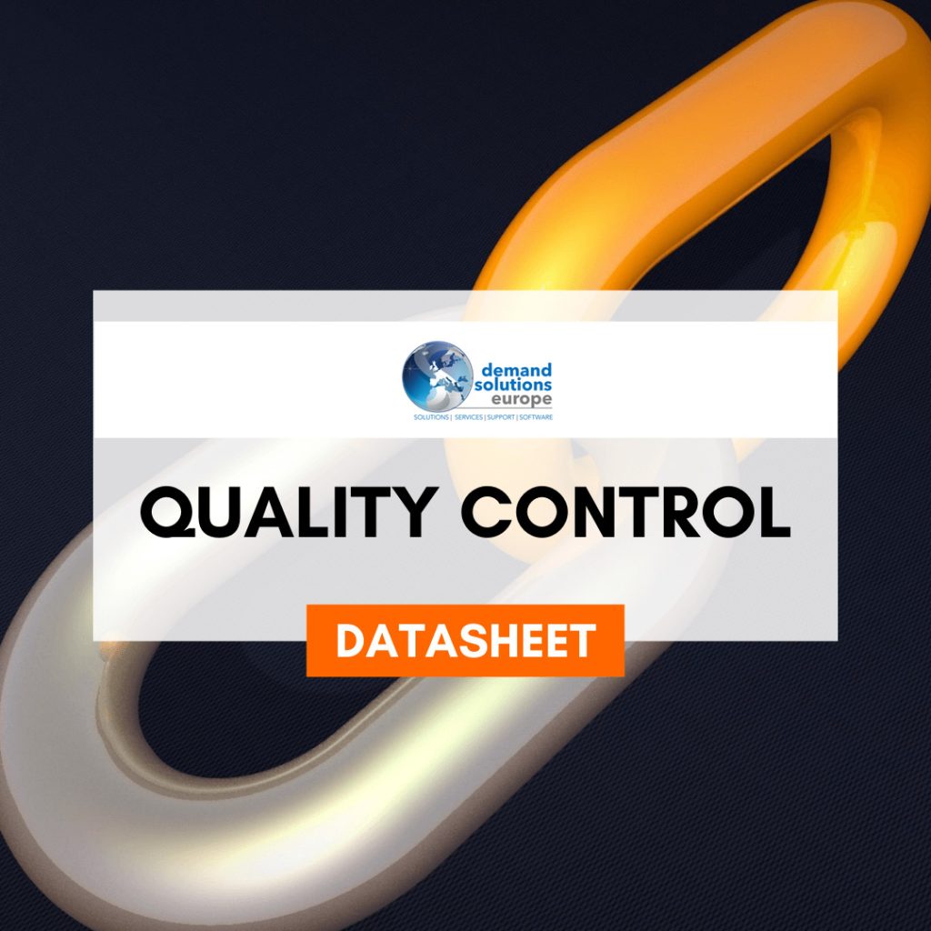 Digital Supply Chain - Quality Control – Supply Chain Planning ...